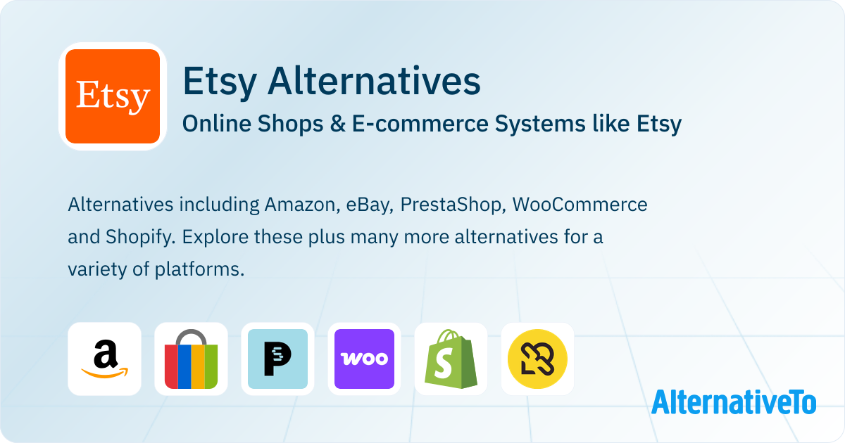 Etsy Alternatives: Top 12 E-commerce Systems & Online Shops | AlternativeTo