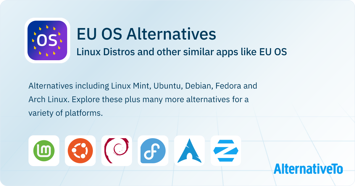 EU OS Alternatives: Top 12 Linux Distros & Similar Apps | AlternativeTo
