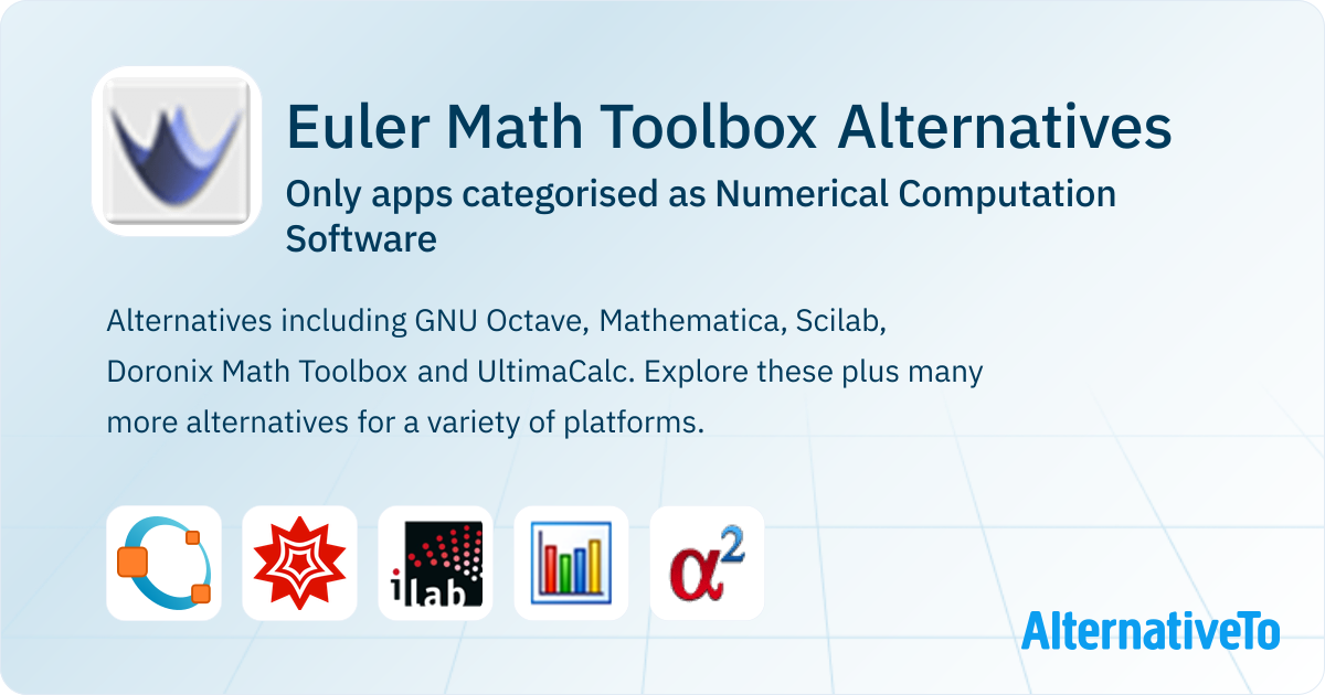 Euler Math Toolbox Alternatives: Top 5 Numerical Computation Software ...