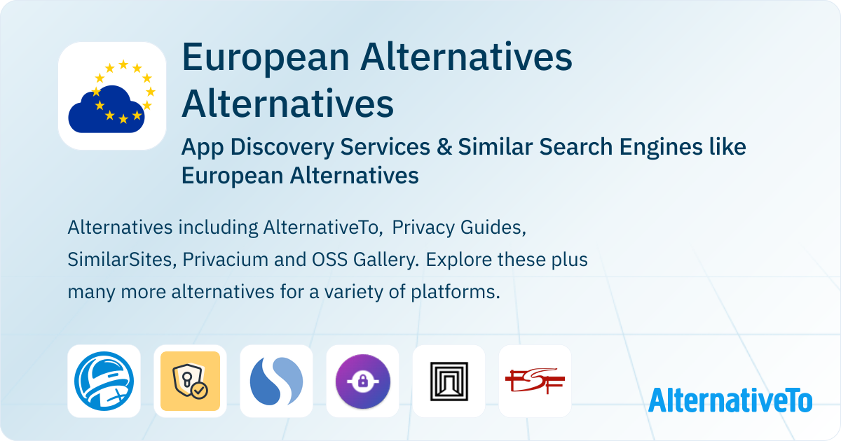 European Alternatives Alternatives: Top 12 App Discovery Services ...