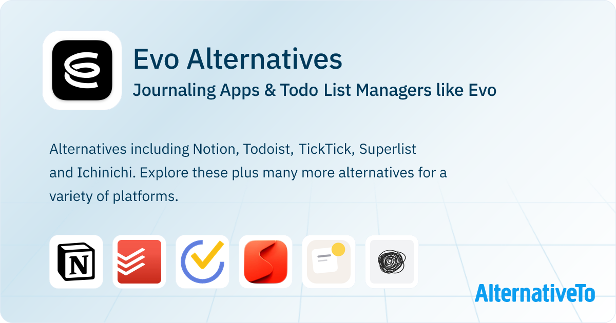 Evo Alternatives: Top 12 Journaling Apps & Todo List Managers ...