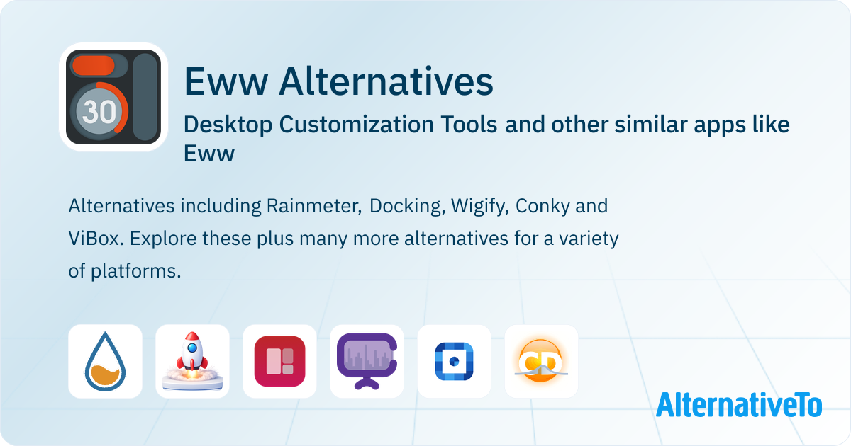 Eww Alternatives: Desktop Customization Tools & Similar Apps - Page 6 ...