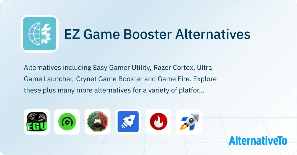 EZ Game Booster Alternatives - Explore Similar Software | AlternativeTo
