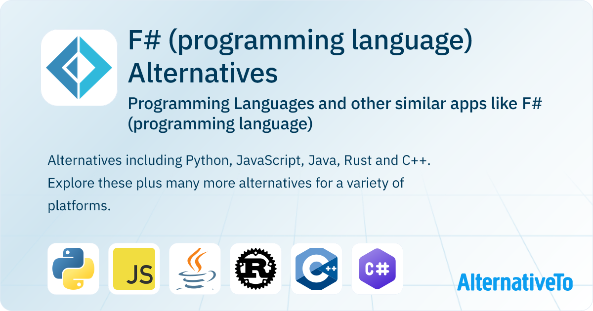 F# (programming language) Alternatives: Top 12 Programming Languages ...