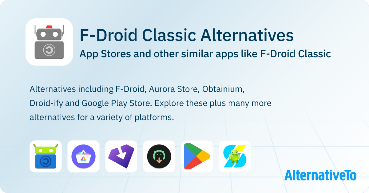 F-Droid Classic Alternatives: Top 16 App Stores & Similar Apps ...