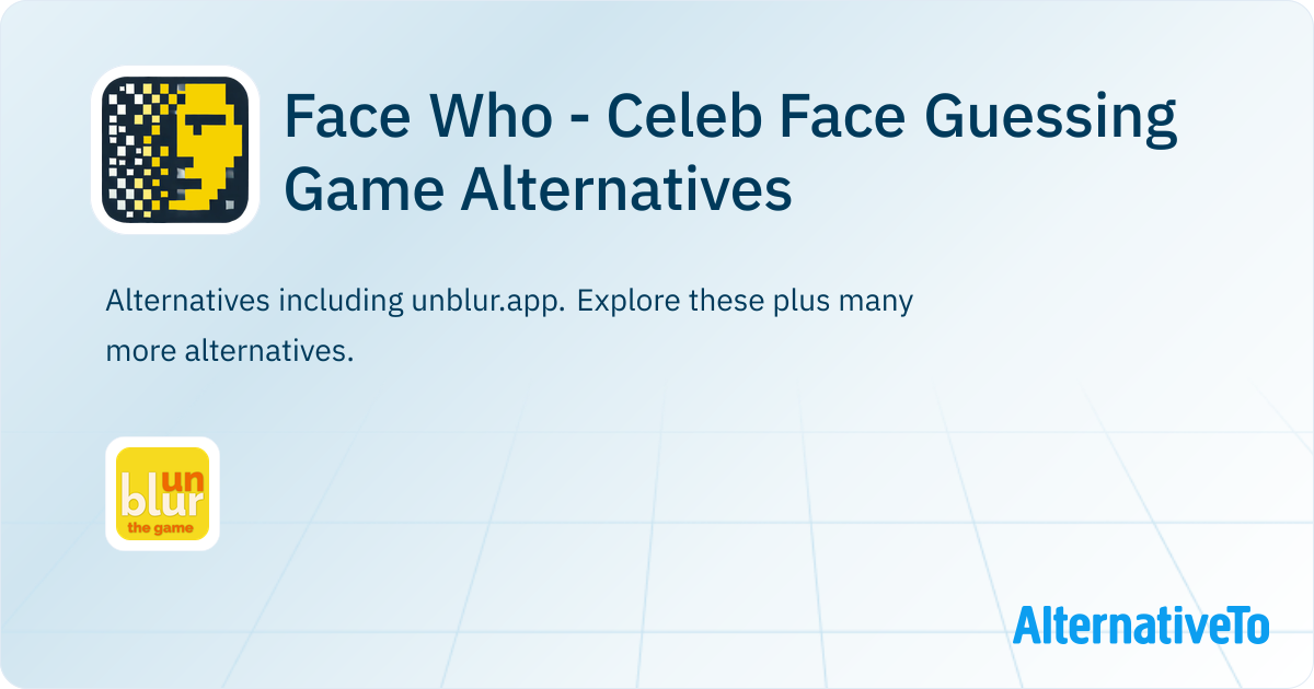 Face Who - Celeb Face Guessing Game Alternatives - Explore Similar ...