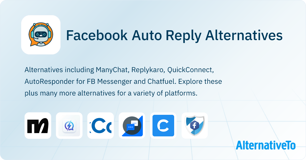 Facebook Auto Reply Alternatives - Explore Similar Apps & Services ...