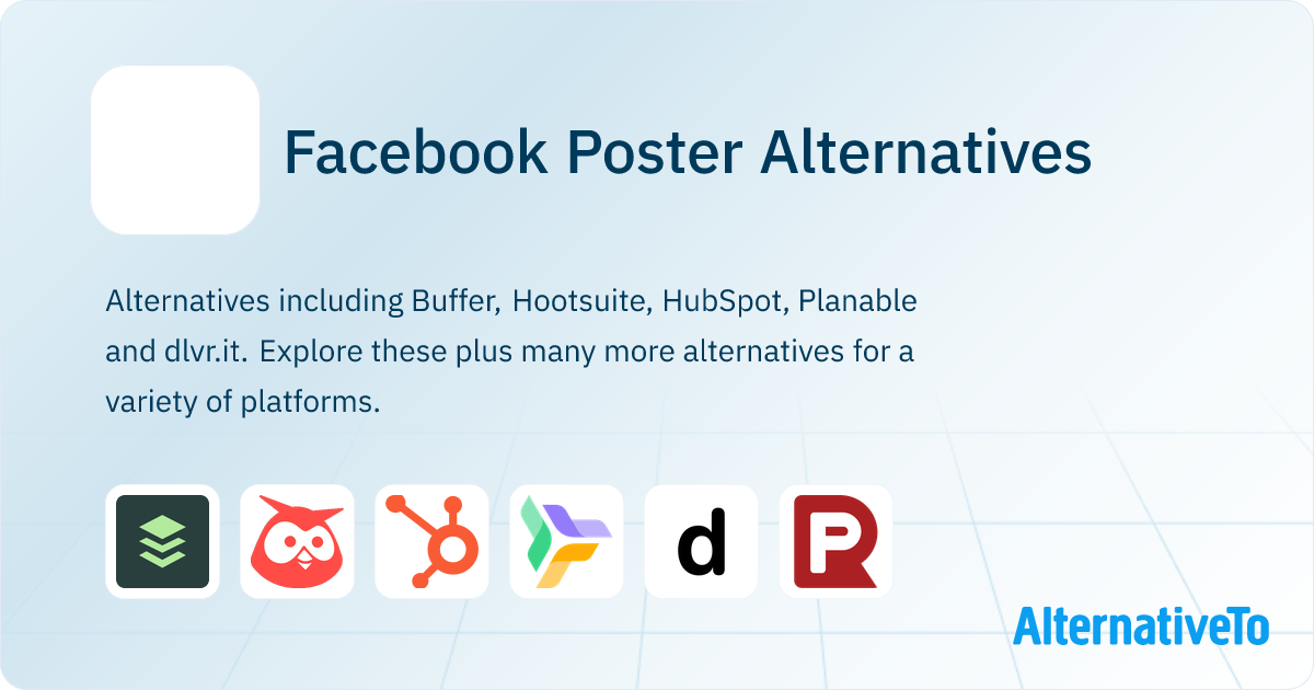 Facebook Poster Alternatives - Explore Similar Sites & Apps | AlternativeTo