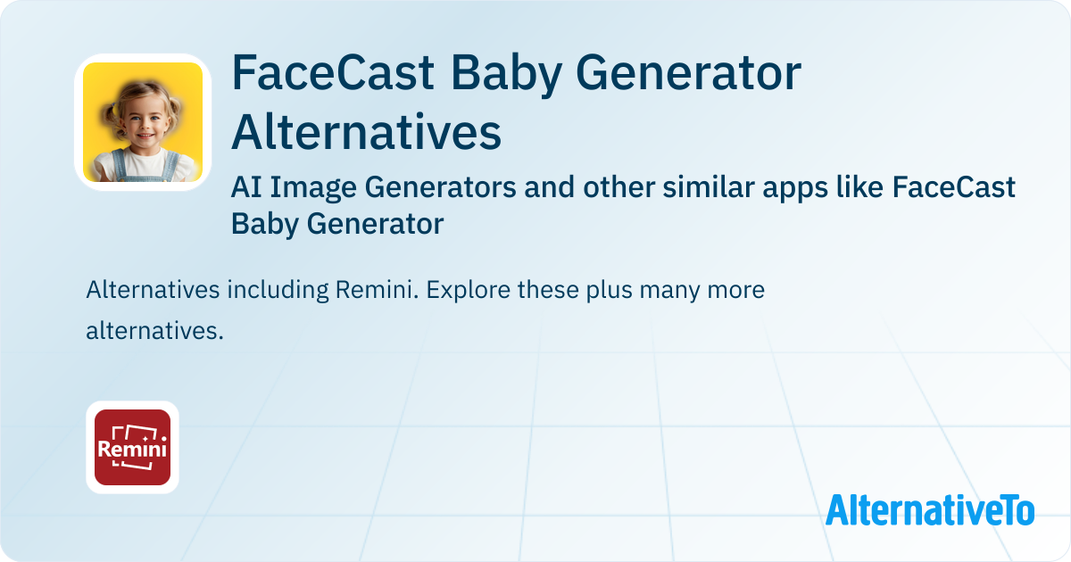 FaceCast Baby Generator Alternatives: Top 1 AI Image Generators ...