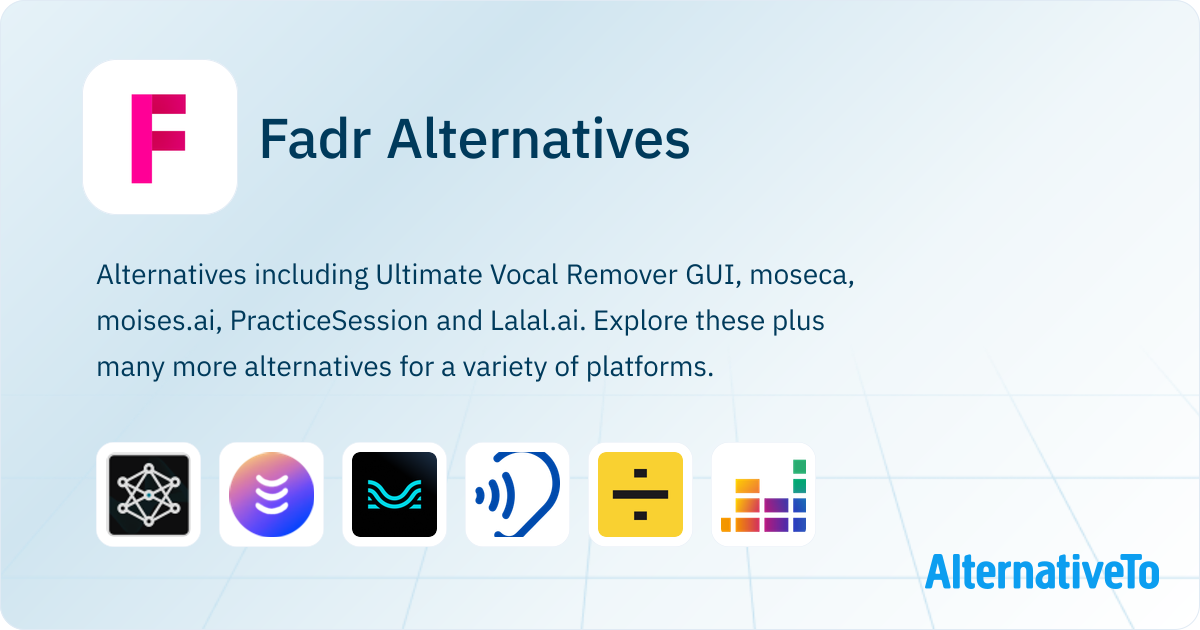 Fadr Alternatives - Explore Similar Sites & Apps | AlternativeTo