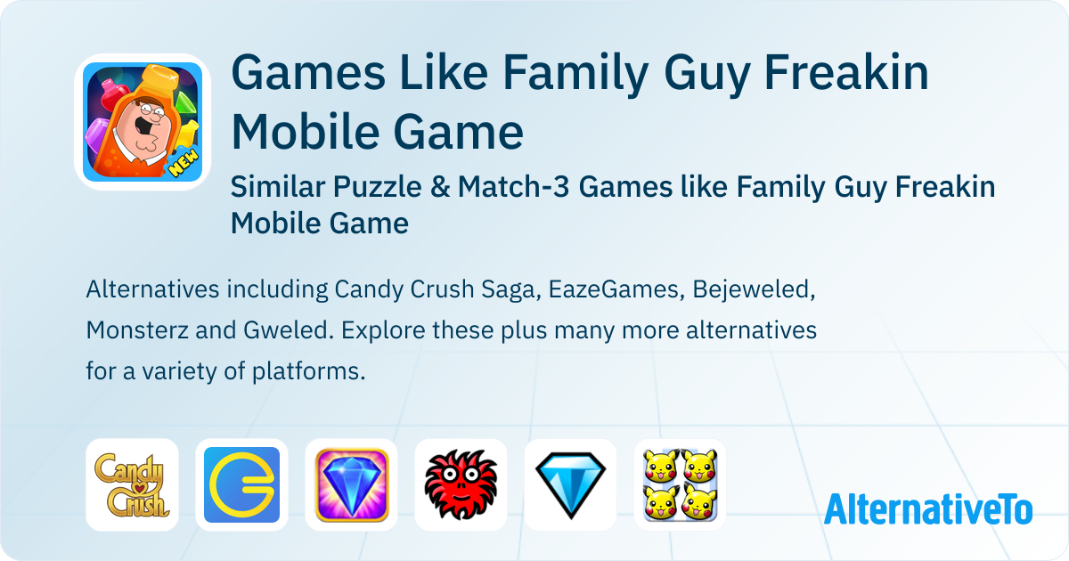Games Like Family Guy Freakin Mobile Game: Similar Puzzle Games ...
