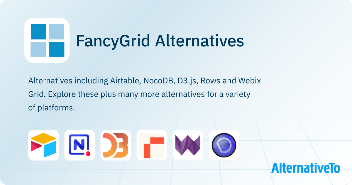 FancyGrid Alternatives - Explore Similar Sites & Apps | AlternativeTo