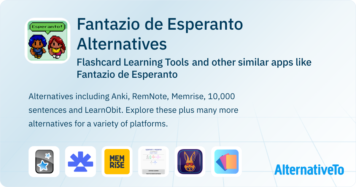Fantazio de Esperanto Alternatives: Top 15 Flashcard Learning Tools ...