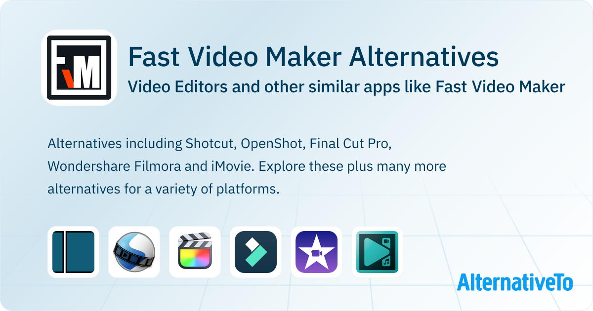 Fast Video Maker Alternatives: Top 12 Video Editors & Similar Apps ...