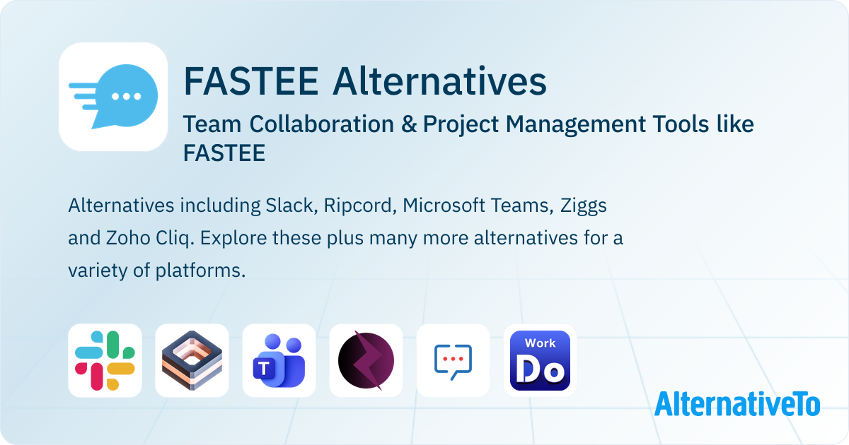 FASTEE Alternatives: Top 12 Team Collaboration Tools | AlternativeTo