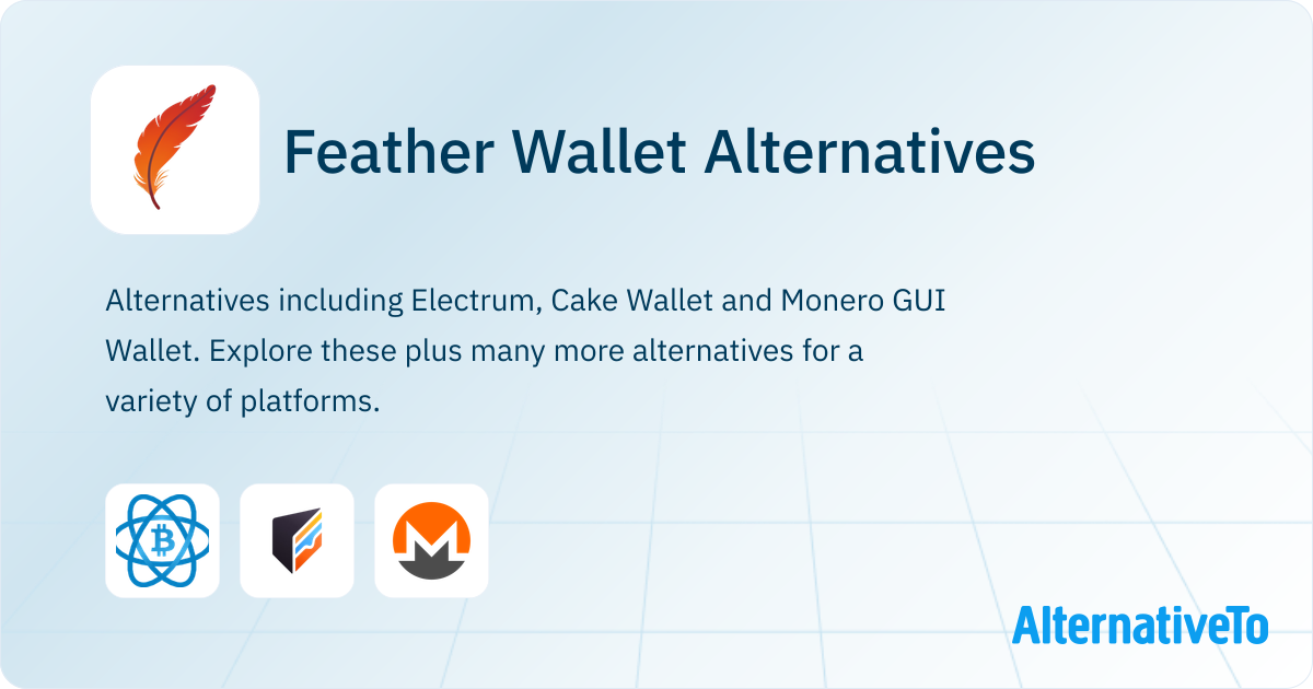 Feather Wallet Alternatives - Explore Similar Software | AlternativeTo