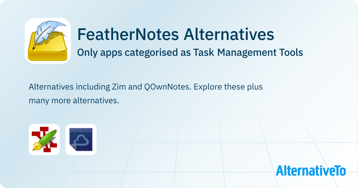 FeatherNotes Alternatives: Top 2 Task Management Tools | AlternativeTo