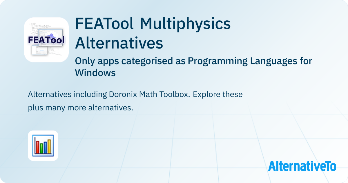 FEATool Multiphysics Alternatives for Windows: Top 1 Programming ...