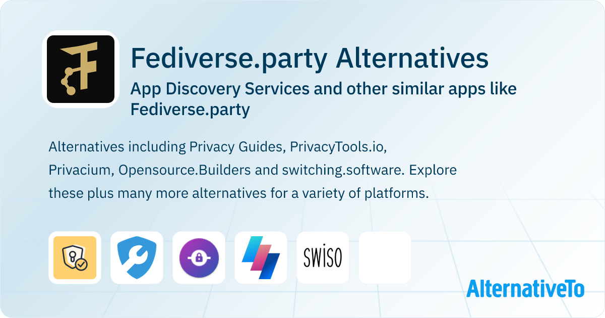 Fediverse.party Alternatives: Top 12 App Discovery Services & Similar ...