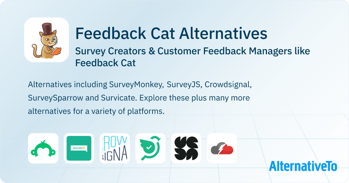 Feedback Cat Alternatives: Top 12 Survey Creators | AlternativeTo