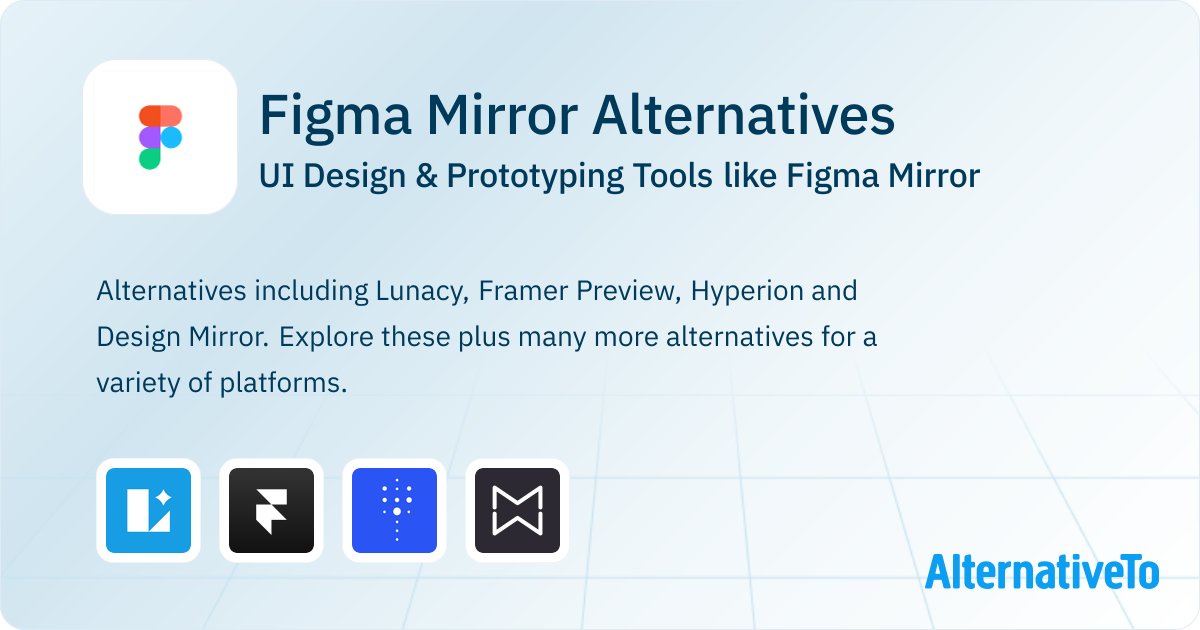 Figma Mirror Alternatives: Top 4 UI Design Tools | AlternativeTo