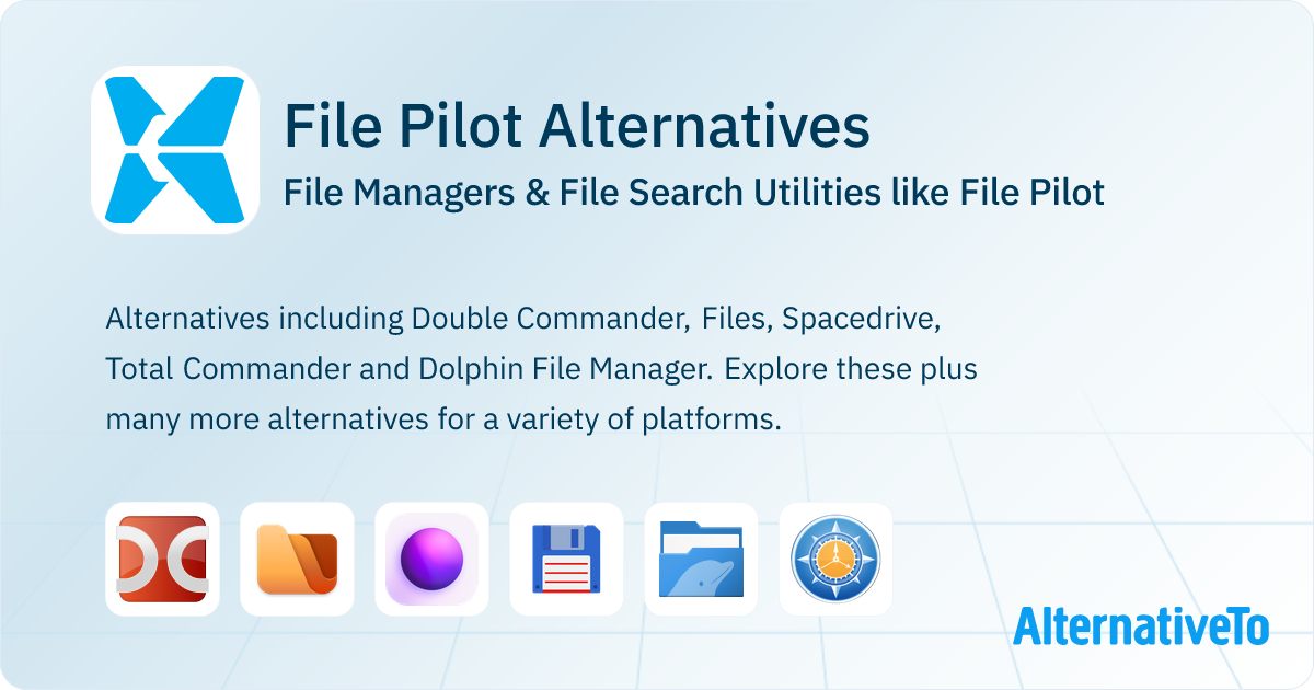 File Pilot Alternatives: Top 12 File Managers | AlternativeTo