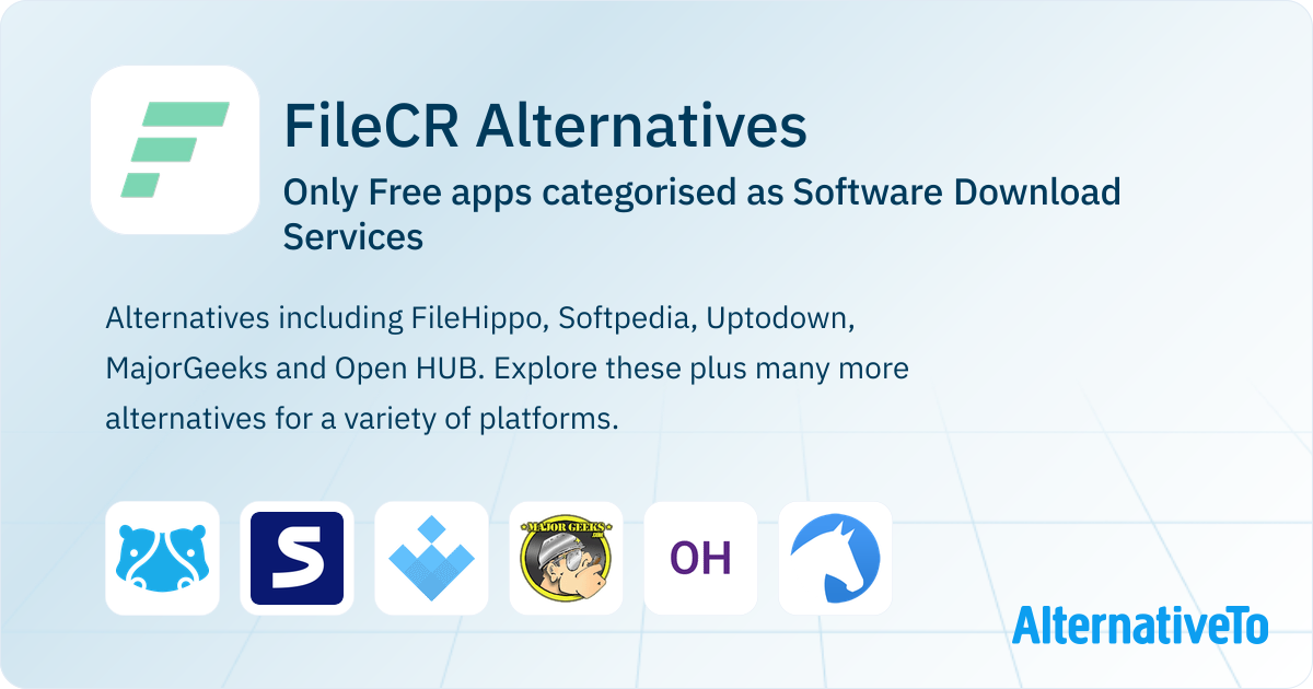 Free FileCR Alternatives: Top 19 Software Download Services | AlternativeTo