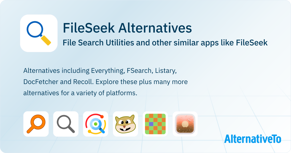 FileSeek Alternatives: Top 12 File Search Utilities & Similar Apps ...