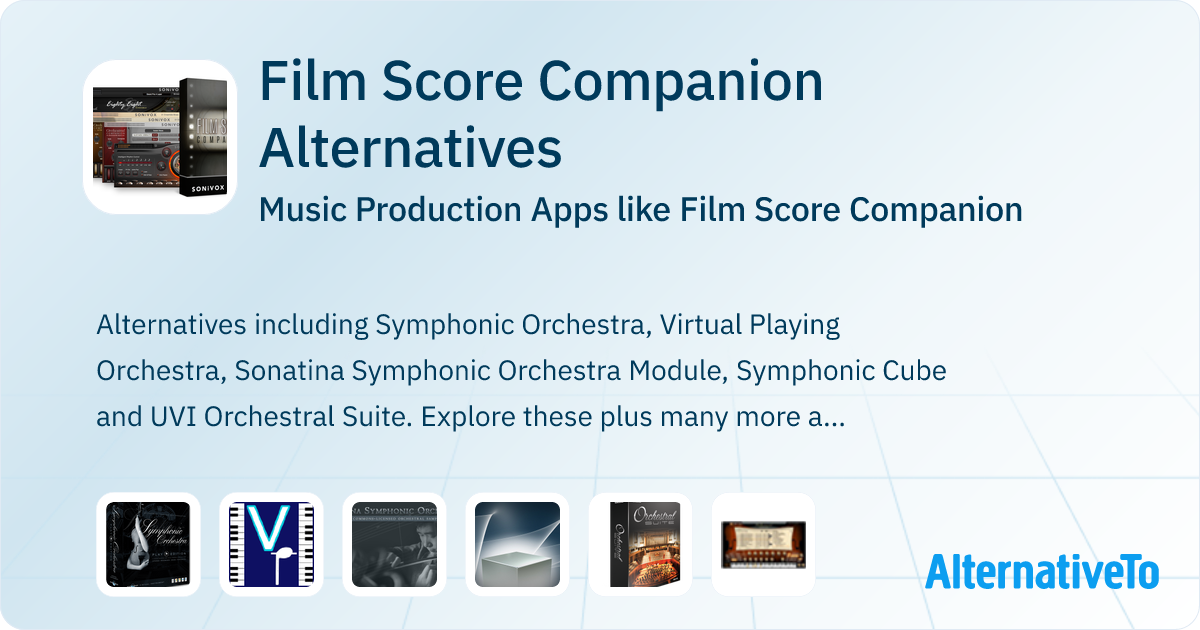 Film Score Companion Alternatives: Top 8 Music Production & Similar ...