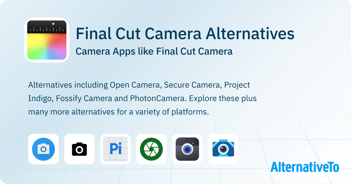 Final Cut Camera Alternatives: Top 12 Camera & Similar Apps | AlternativeTo