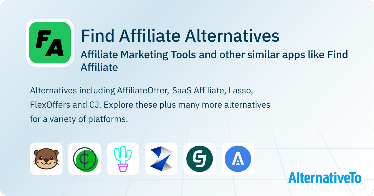 Find Affiliate Alternatives: Top 13 Affiliate Marketing Tools & Similar ...