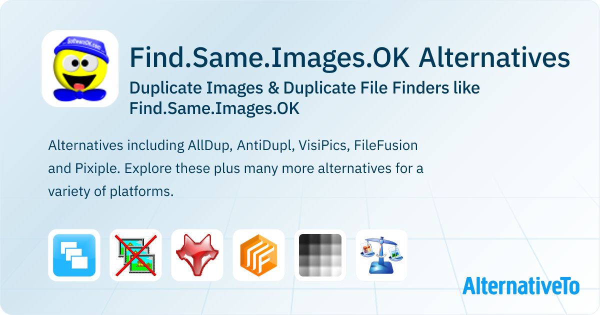 Find.Same.Images.OK Alternatives: Top 12 Duplicate Images Finders ...