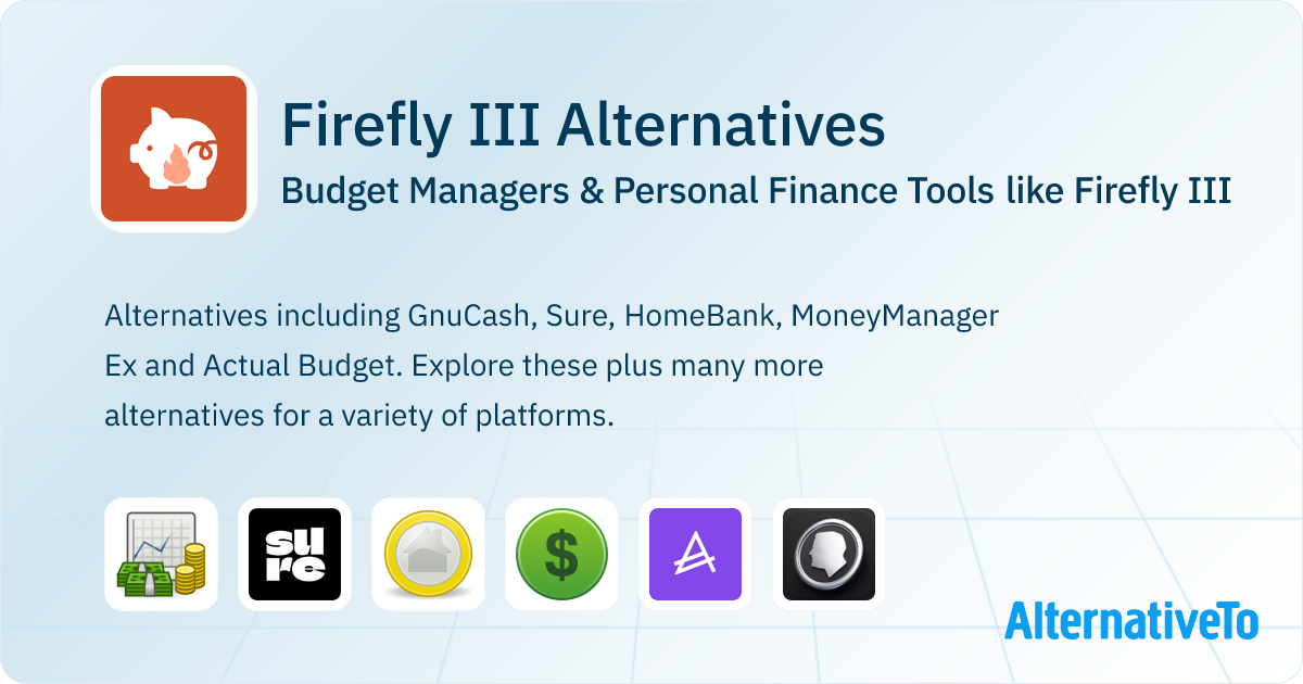 Firefly III Alternatives: Top 12 Budget Managers | AlternativeTo