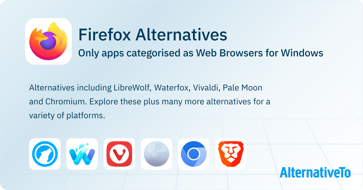 Firefox Alternatives for Windows: Top 12 Web Browsers | AlternativeTo
