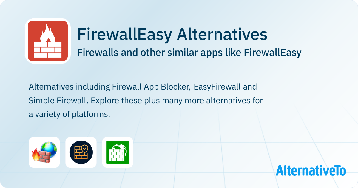 FirewallEasy Alternatives: Top 3 Firewalls & Similar Apps | AlternativeTo