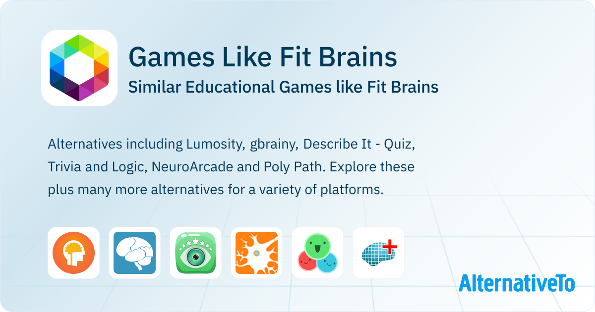 Games Like Fit Brains: Similar Educational Games | AlternativeTo