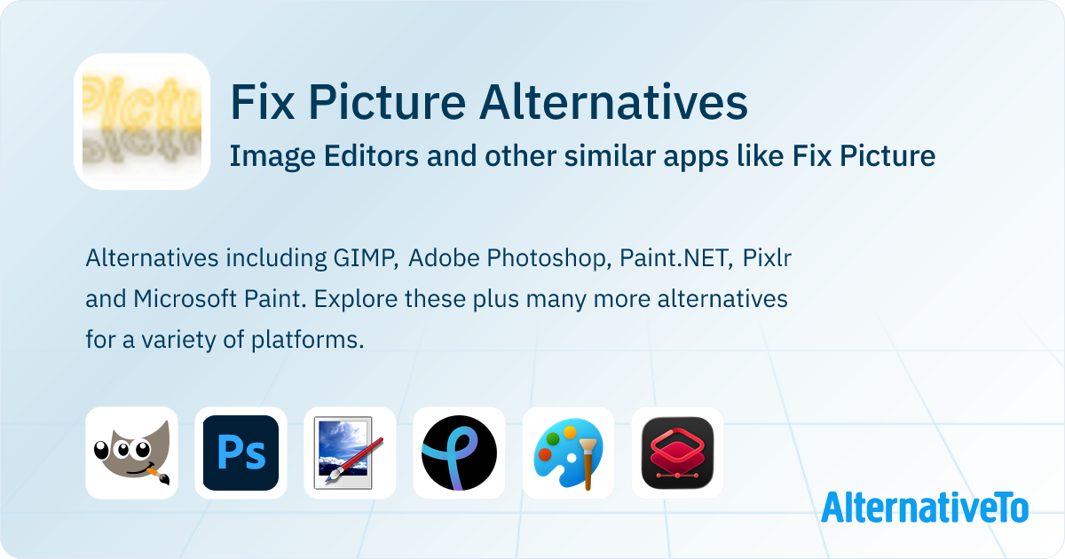 Fix Picture Alternatives: Top 12 Image Editors & Similar Websites ...
