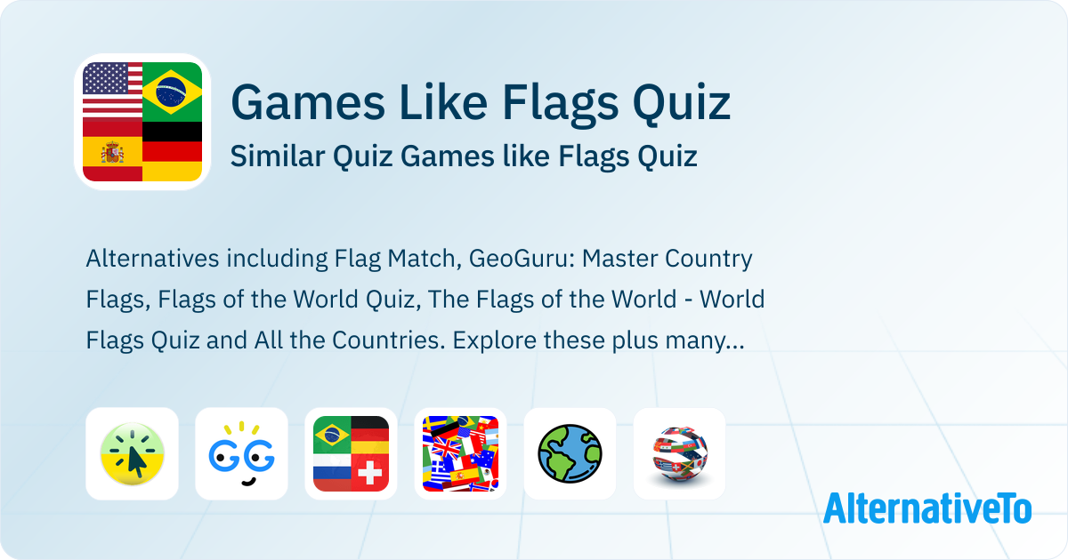 Games Like Flags Quiz: Similar Quiz Games 2025 | AlternativeTo