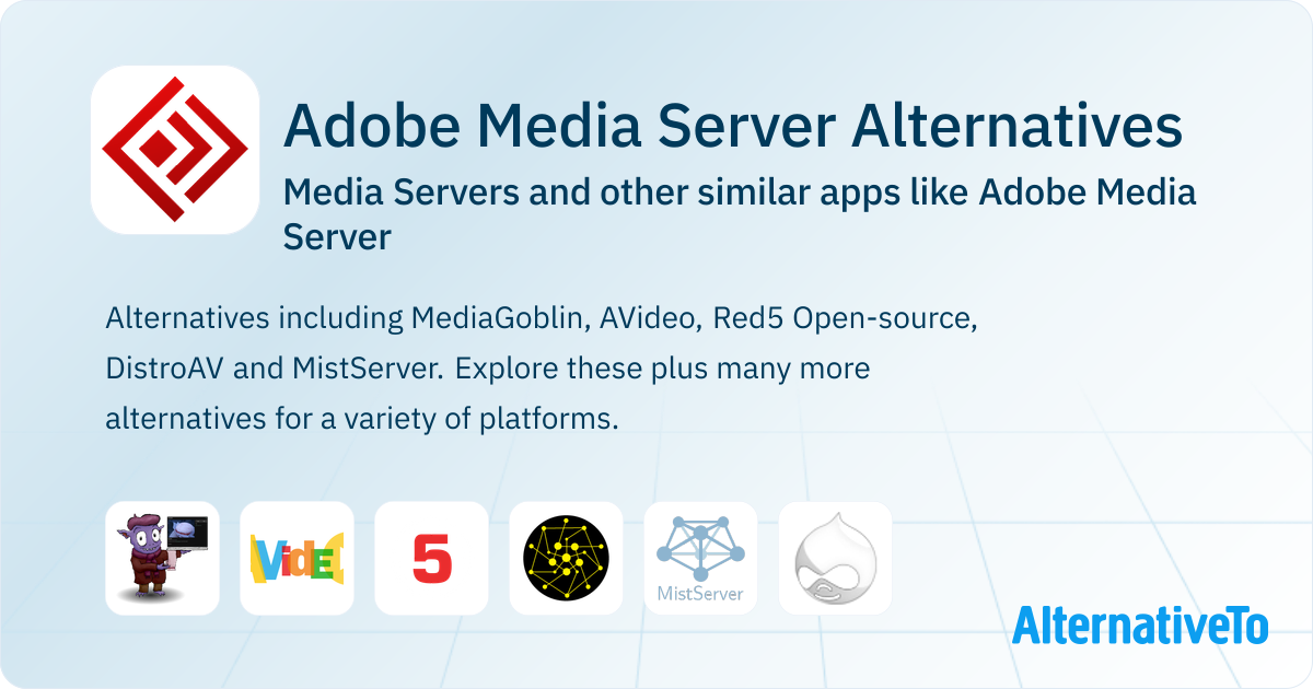 Adobe Media Server Alternatives: Top 19 Media Servers & Similar Apps ...
