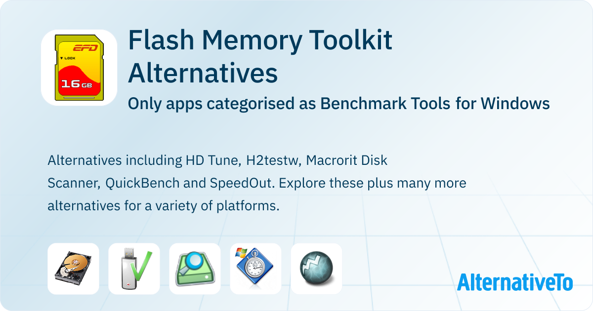 Flash Memory Toolkit Alternatives for Windows: Top 5 Benchmark Tools ...