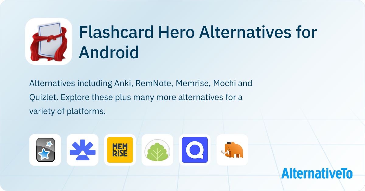 Flashcard Hero Alternatives for Android: Flashcard Learning Tools ...