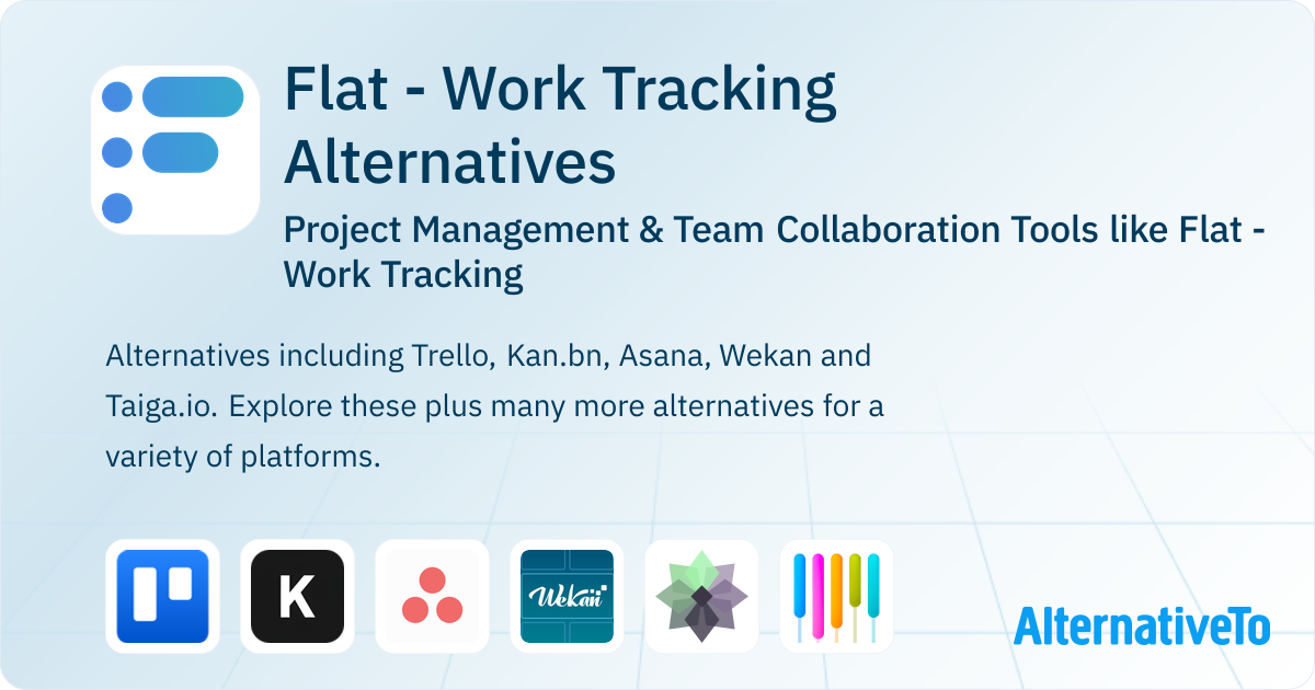Flat - Work Tracking Alternatives: Top 12 Project Management Tools ...