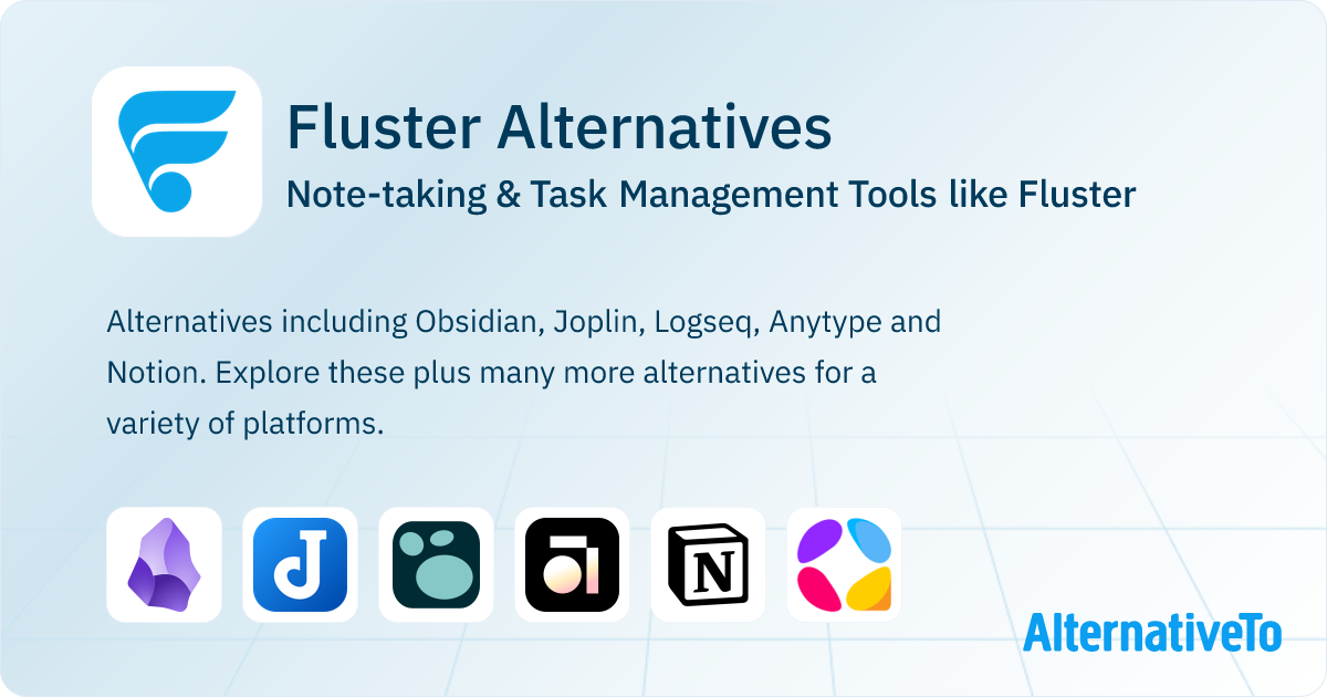 Fluster Alternatives: Top 12 Note-taking Tools | AlternativeTo