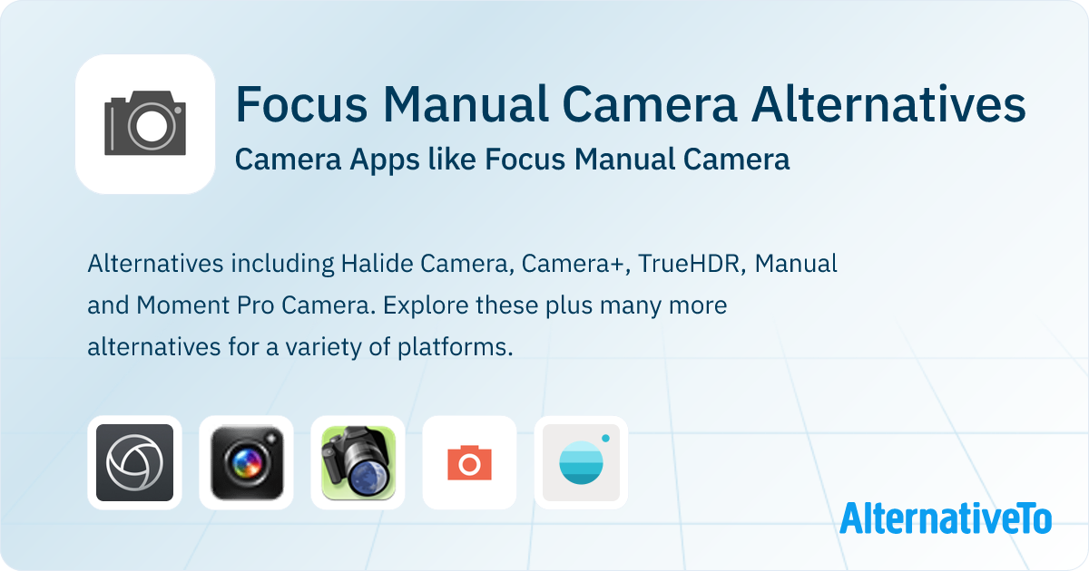 Focus Manual Camera Alternatives: Top 5 Camera & Similar Apps ...