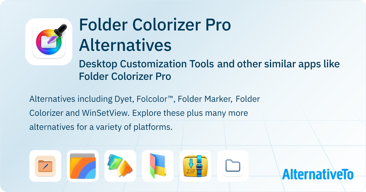 Folder Colorizer Pro Alternatives: Top 11 Desktop Customization Tools ...
