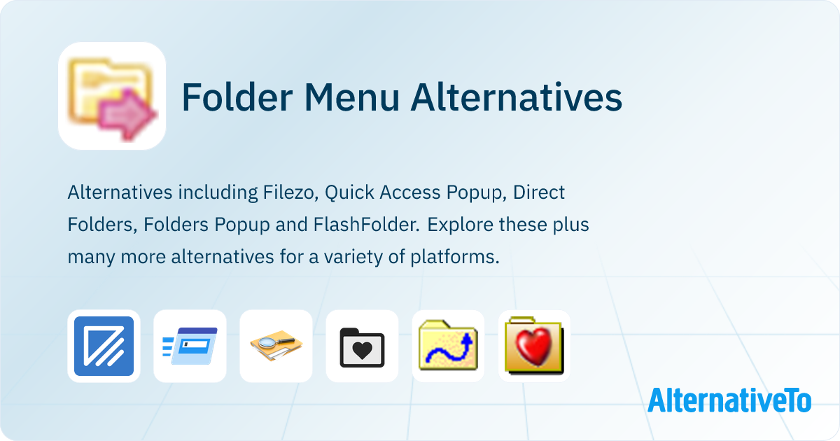 Folder Menu Alternatives - Explore Similar Software | AlternativeTo