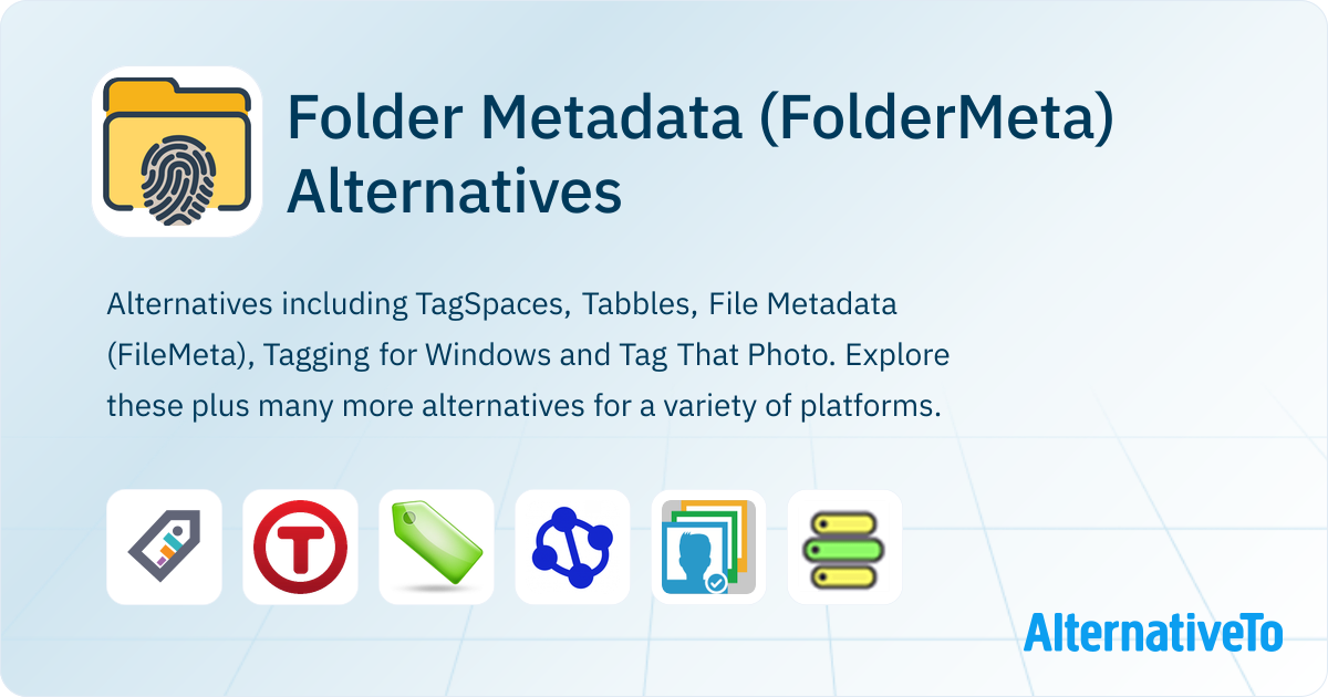 Folder Metadata (FolderMeta) Alternatives - Explore Similar Software ...
