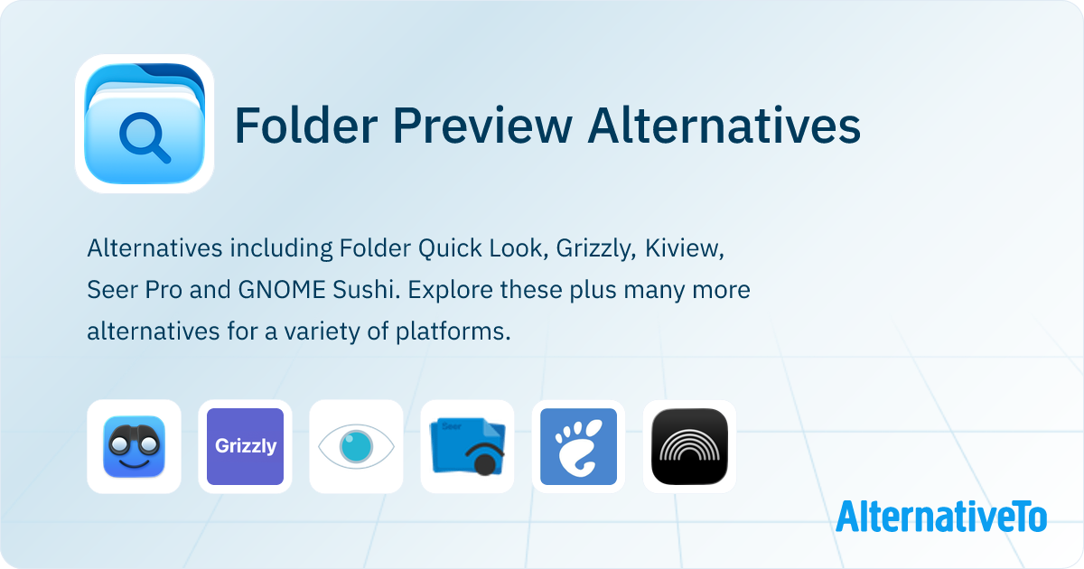 Folder Preview Alternatives - Explore Similar Software | AlternativeTo