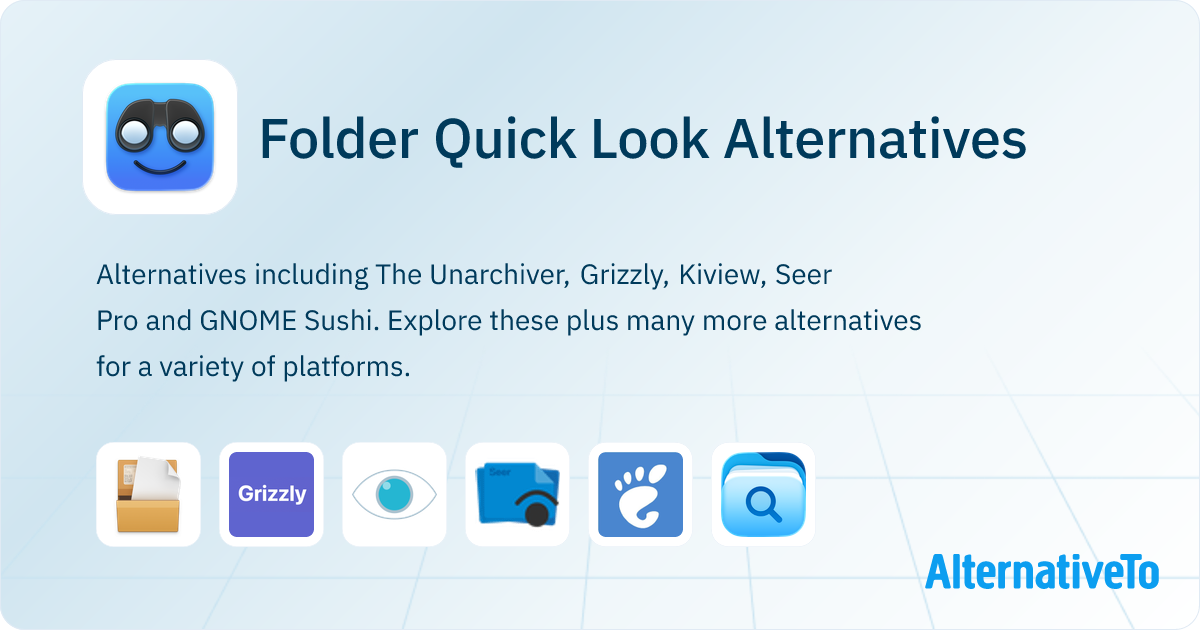 Folder Quick Look Alternatives - Explore Similar Software | AlternativeTo