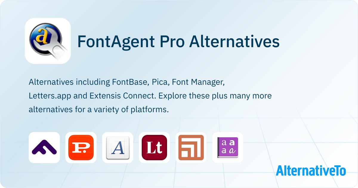 FontAgent Pro Alternatives - Explore Similar Software | AlternativeTo